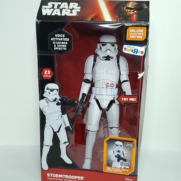 Star Wars | Toys | Star Wars Deluxe Animatronic Stormtrooper 7 ...